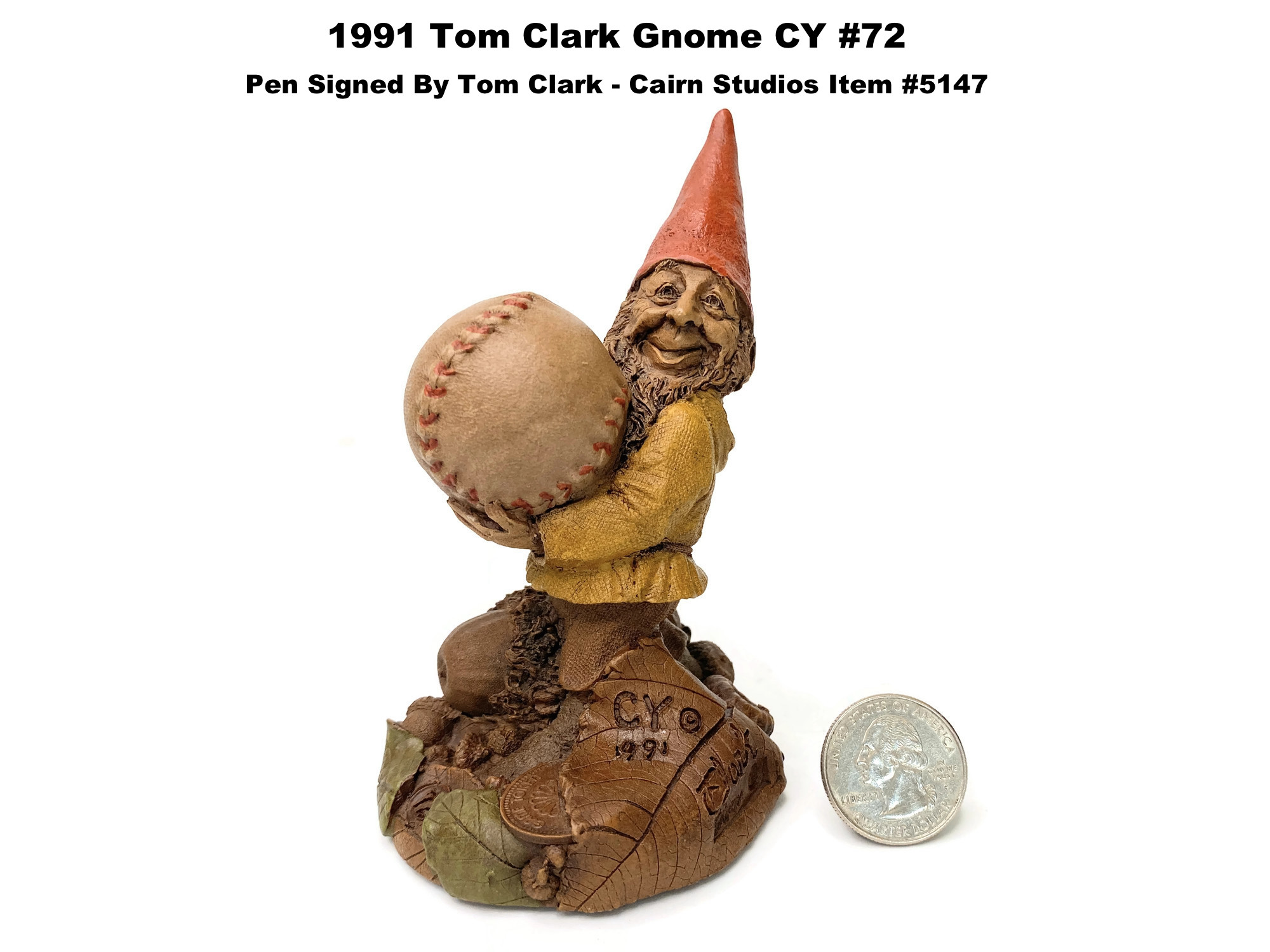 Tom Clark Gnome CY #72 Pen Signed Cairn Studio Item #5147 - Gnome Shoppe